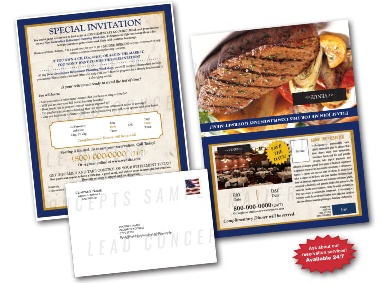 Seminar Mailers | Lead Concepts